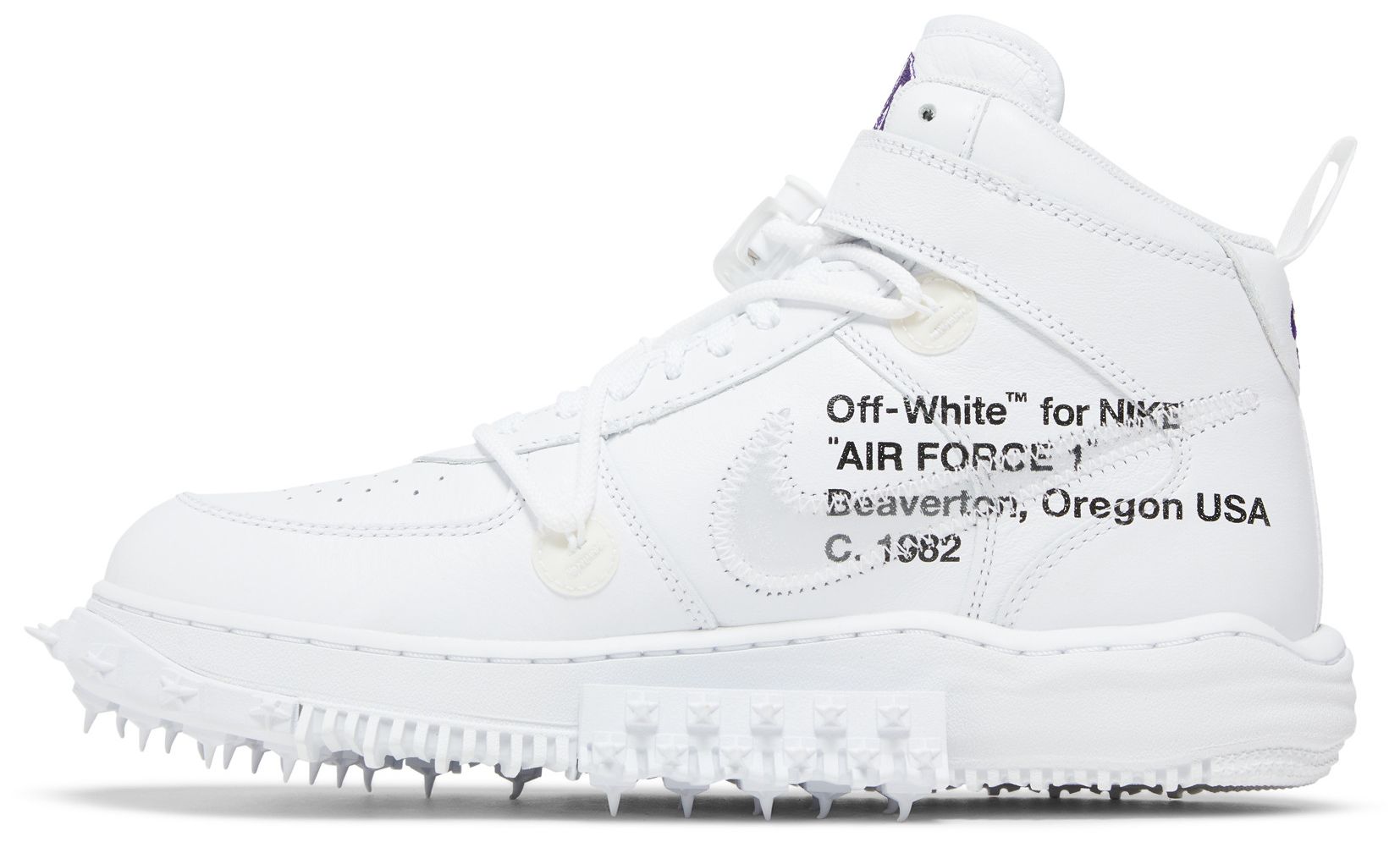Buy Nike Off-White x Air Force 1 Mid SP Leather 'Graffiti' - DR0500 100 ...