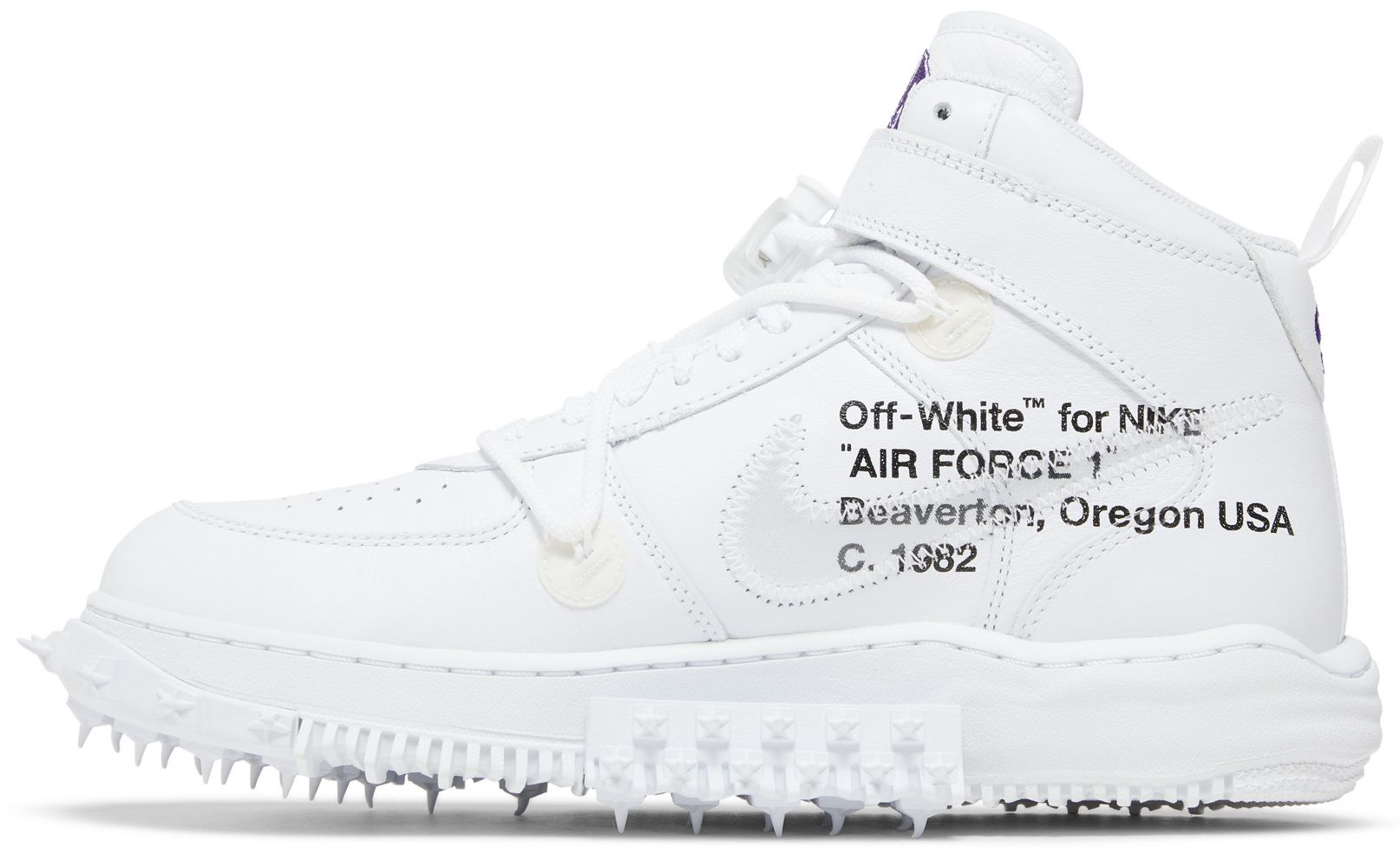 Buy Off-White x Nike Air Force 1 Mid SP Leather 'Graffiti' - DR0500 100 ...