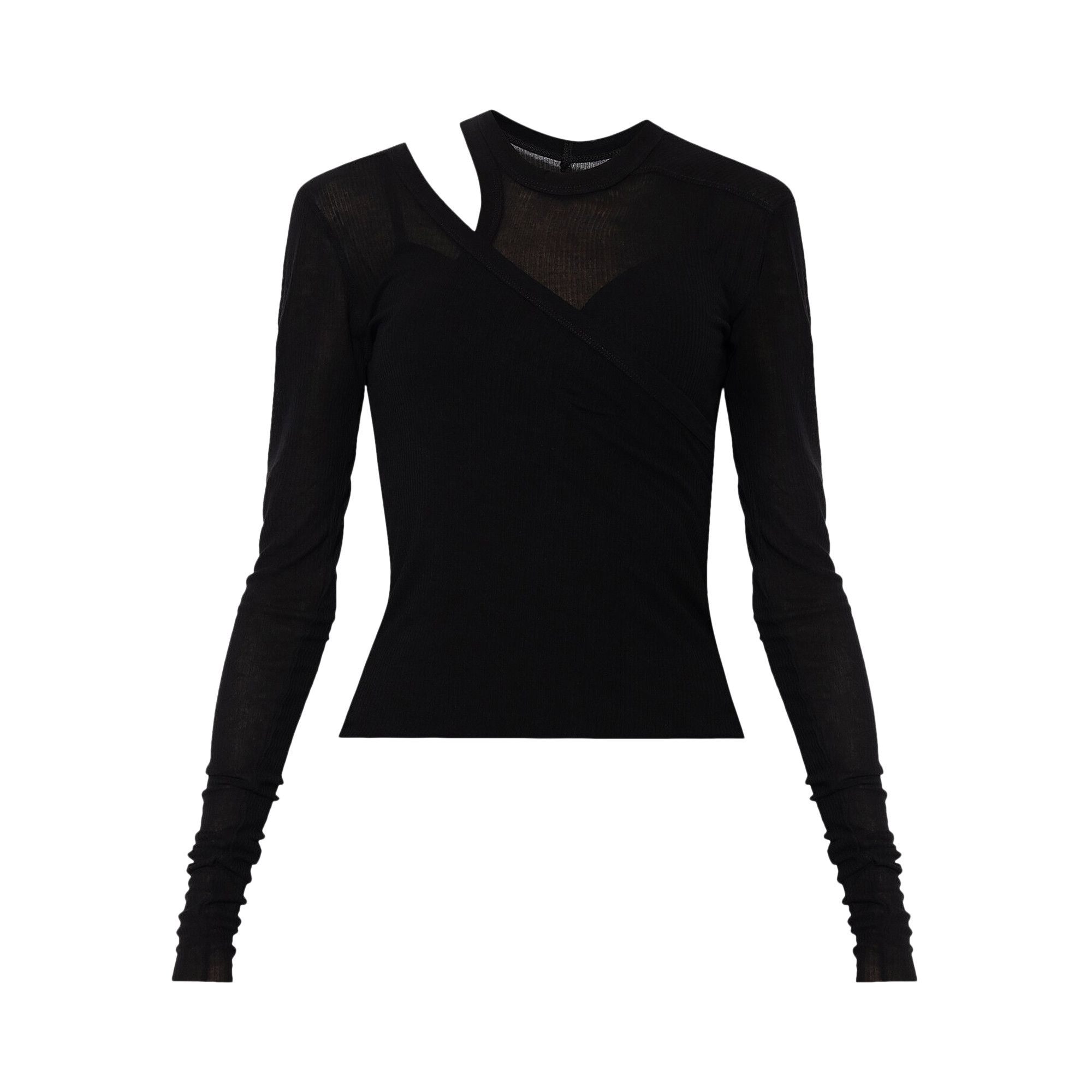 Buy Rick Owens Banana Long-Sleeve Top 'Black' - RP02C1209 RC Buy Rick Owens Banana Long-Sleeve Top 'Black' - RP02C1209 RC
