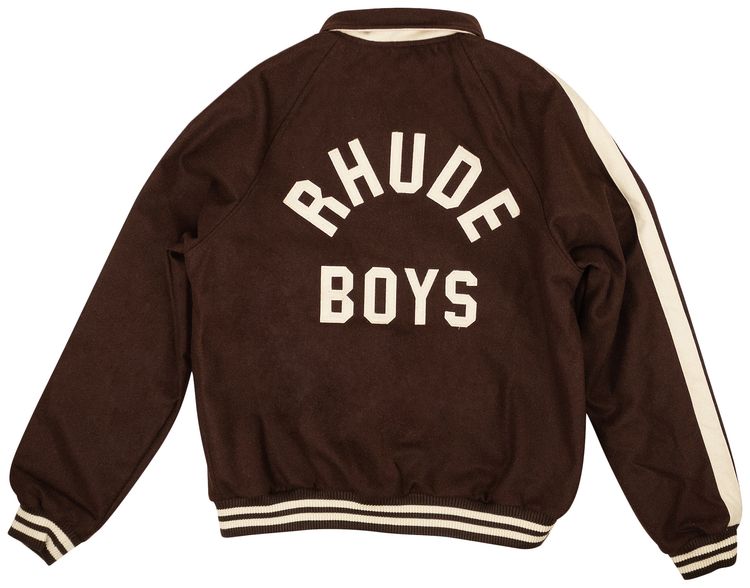 Buy Rhude Signature Bomber 'Brown' - FW22JA456740900090 | GOAT