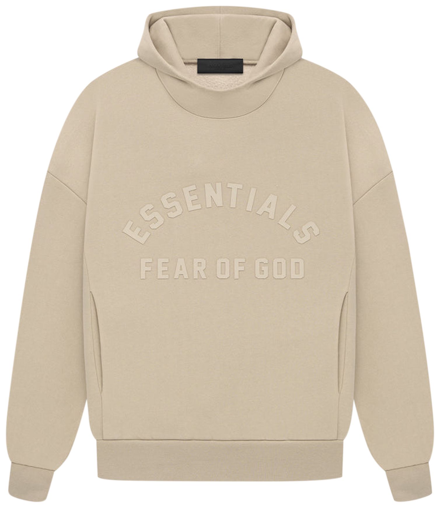 Buy Fear of God Essentials Hoodie 'Dusty Beige' - 192SP232055F | GOAT