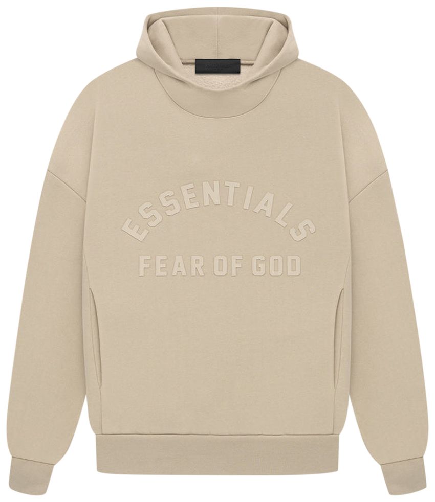 Buy Fear of God Essentials Hoodie 'Dusty Beige' - 192SP232055F | GOAT
