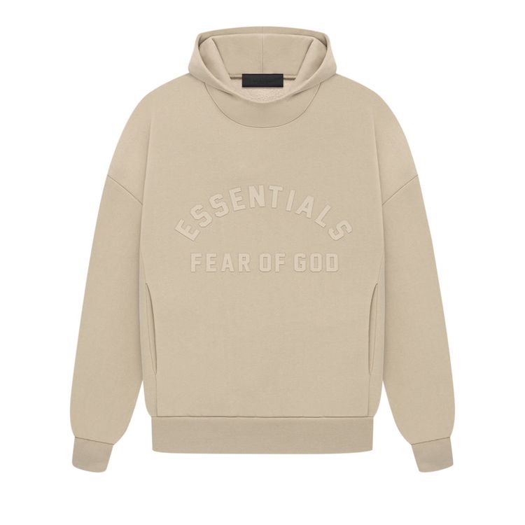 Buy Fear of God Essentials Hoodie 'Dusty Beige' - 192SP232055F | GOAT