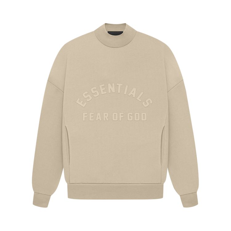 Buy Fear of God Essentials Crewneck 'Dusty Beige' - 192SP232045F | GOAT