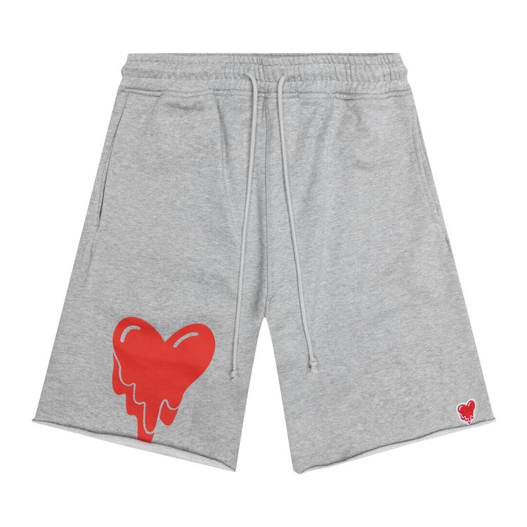 Buy Emotionally Unavailable Heart Logo Sweatshort 'Heather Grey' - EU ...