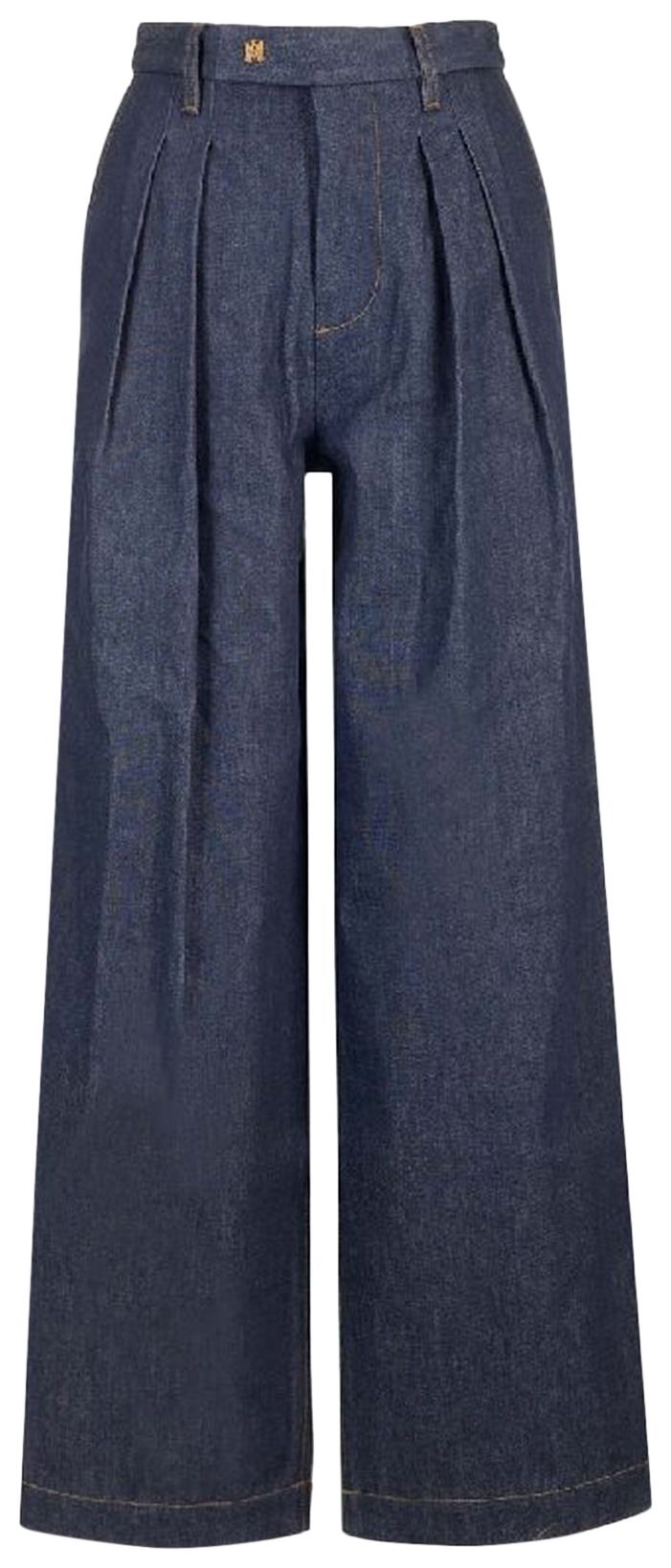 Buy Amiri Wide Leg Double Pleated Pant 'Indigo' - PF23WDF029 402 INDI ...