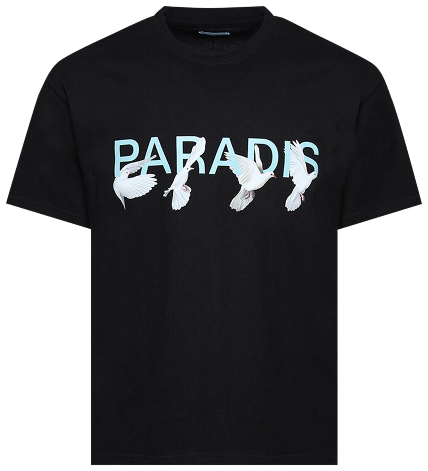 Buy 3.PARADIS Logo T-Shirt 'Black' - SS2380 BLAC | GOAT