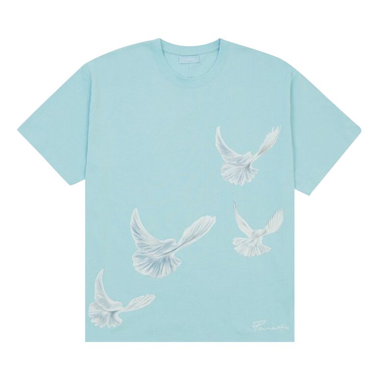 Buy 3.PARADIS Singing Doves T-Shirts 'Sky Blue' - SS2379 SKY | GOAT