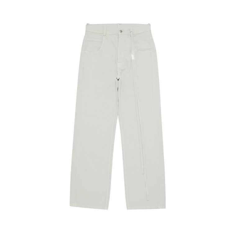Buy Ann Demeulemeester Claire 5 Pockets Comfort Pants 'Aqua Marine ...