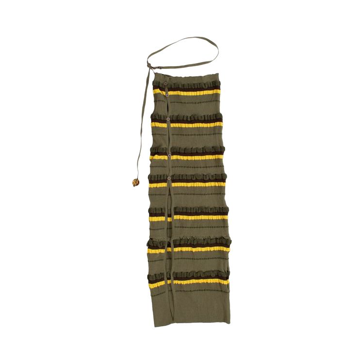 Buy Jacquemus Le Maille Concha Midi Skirt 'Dark Green' - 231KN129 2282 ...