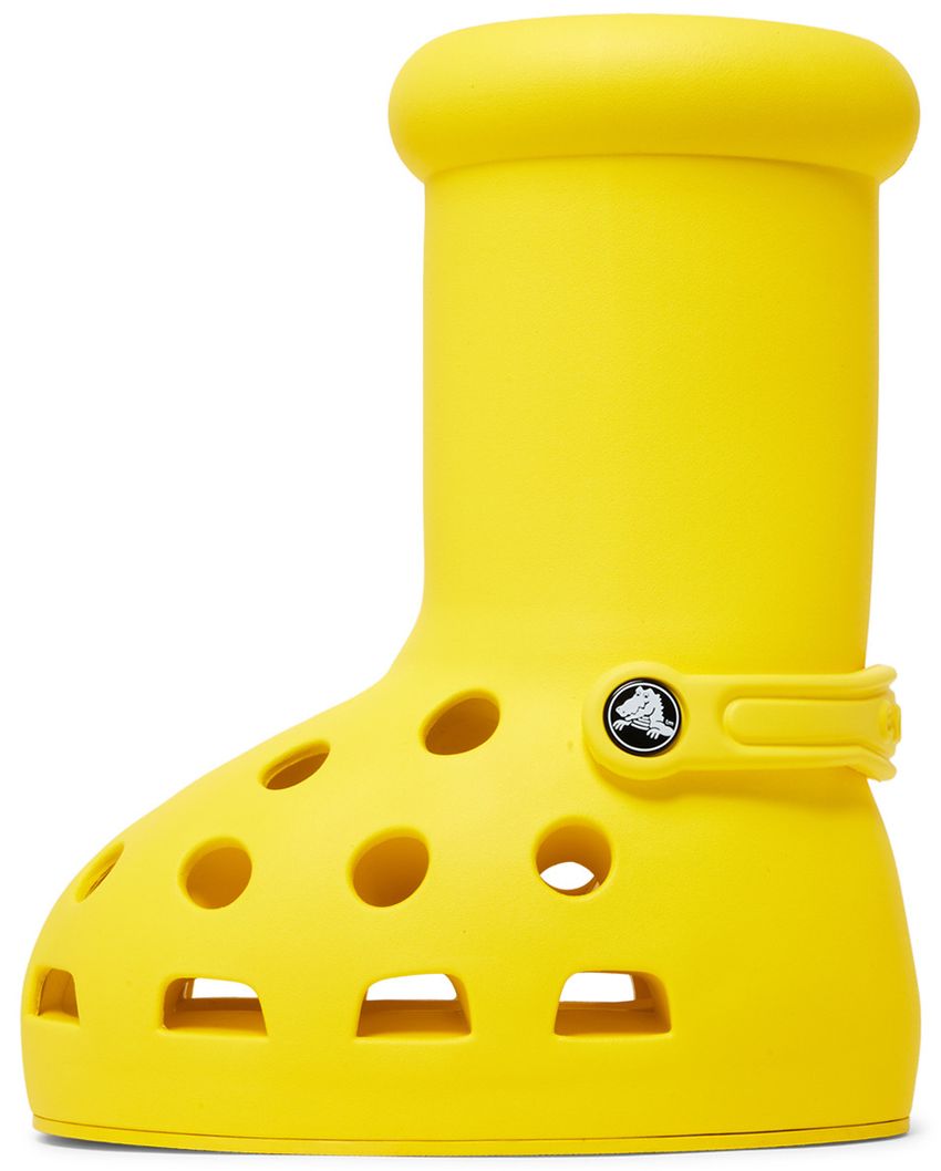Buy Crocs x MSCHF Big Red Boot 'Yellow' - MSCHF010 Y | GOAT