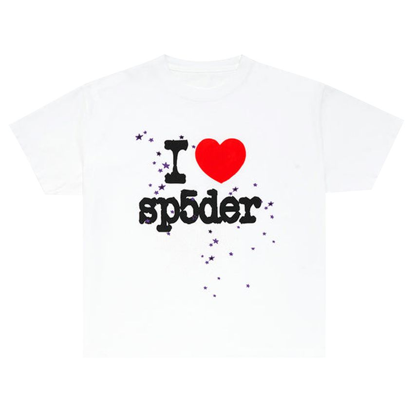 Buy Sp5der I Heart Sp5Der Tee 'White' - SP5 LOVSPT | GOAT