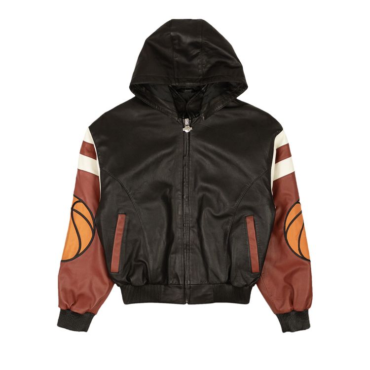 Buy Just Don New York Basketball Leather Jacket 'Black' - 33JUSH03P ...