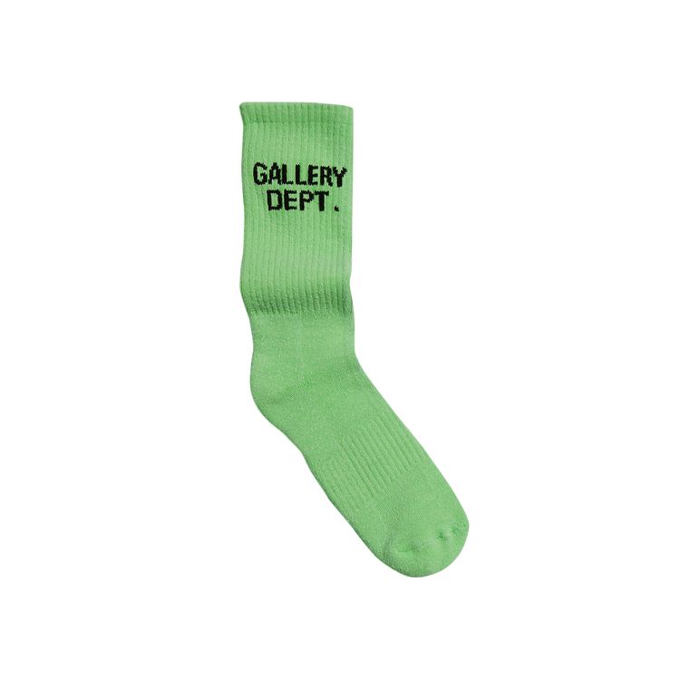 Buy Gallery Dept. Clean Socks 'Flo Green' - CS 9547 FLO | GOAT