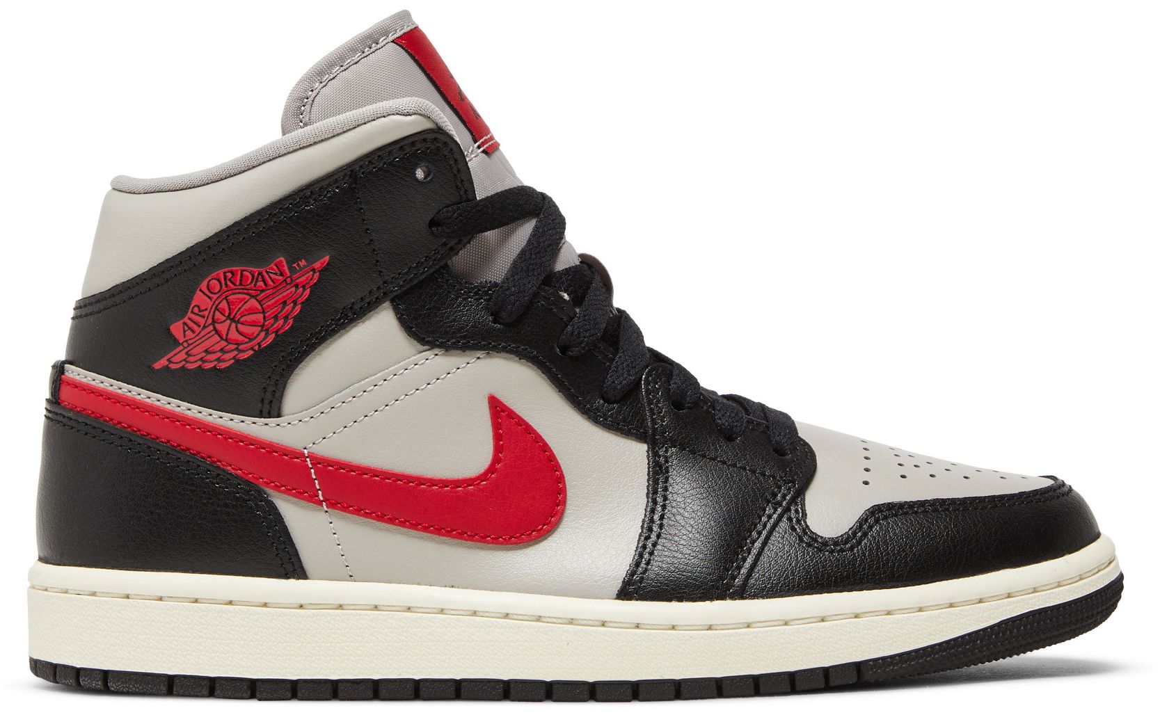 Buy Wmns Air Jordan 1 Mid 'Black College Grey' - BQ6472 060 | GOAT