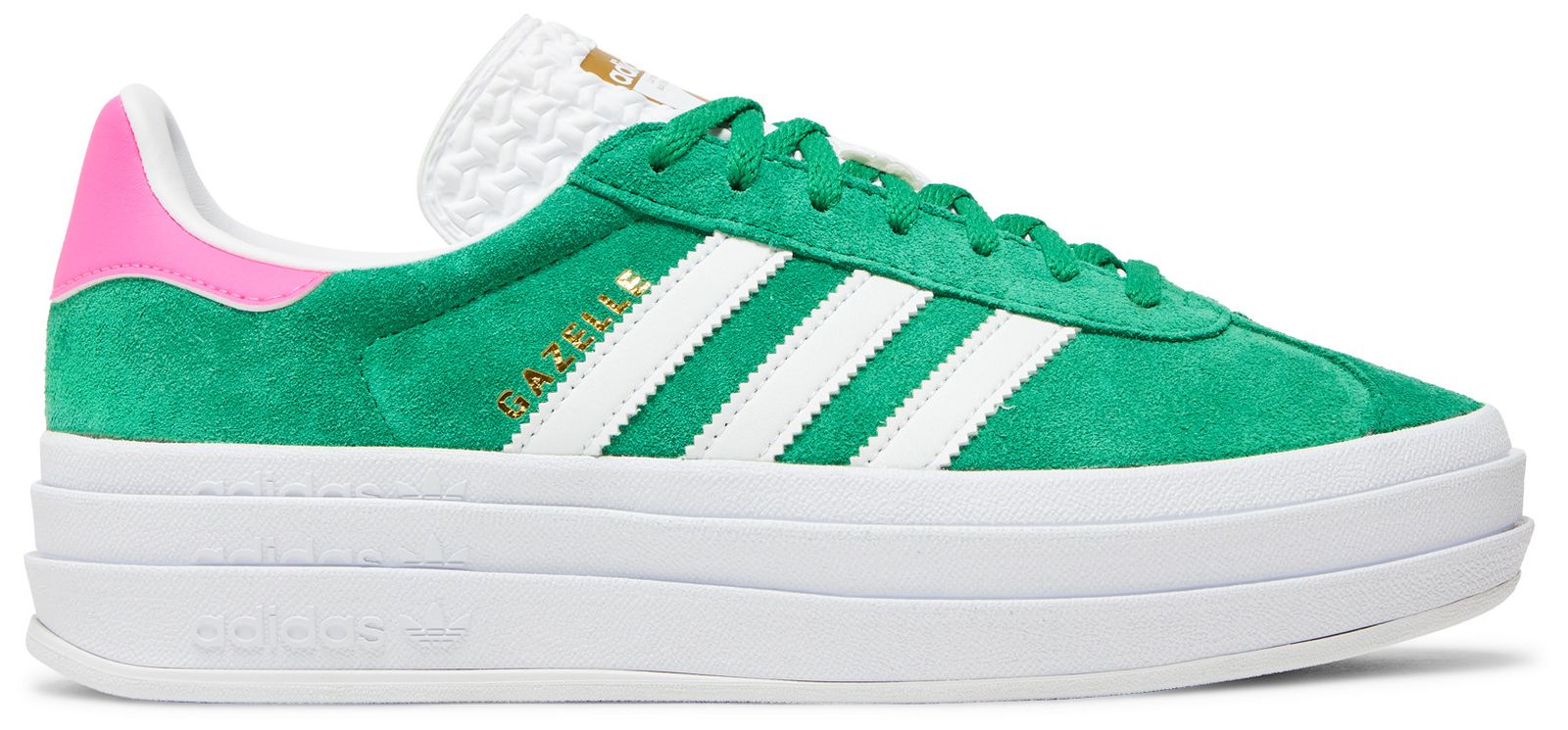 Buy Adidas Wmns Gazelle Bold 'Green Lucid Pink' - IG3136 | GOAT