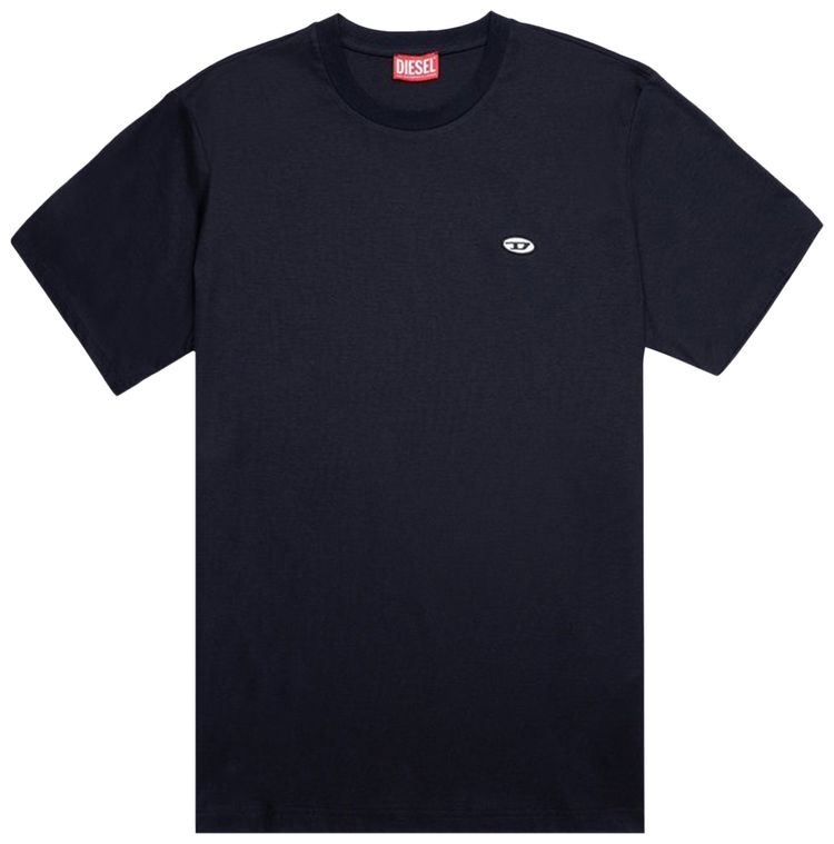 Buy Diesel Oval D Patch T-Shirt 'Blue' - A03819 0AIJU 86V | GOAT