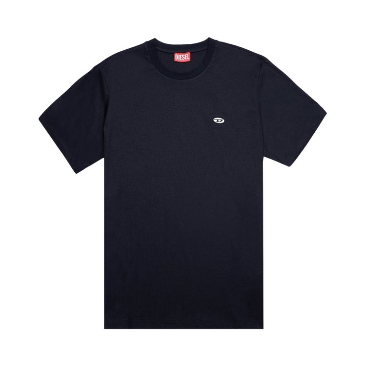 Buy Diesel Oval D Patch T-Shirt 'Blue' - A03819 0AIJU 86V | GOAT