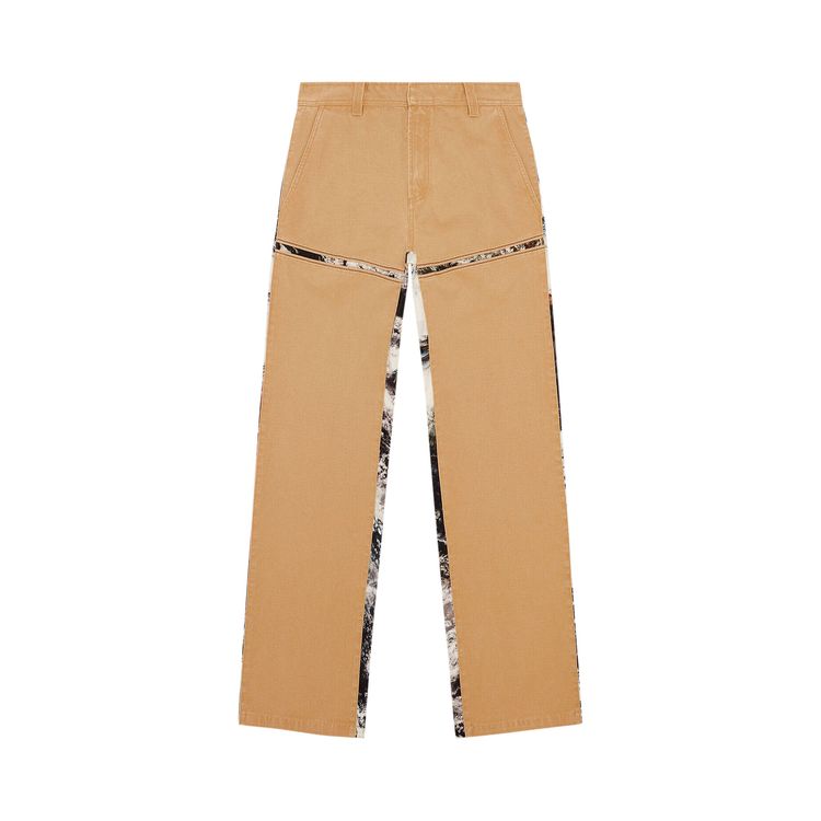Buy Diesel Logo Embroidered Pants 'Mustard' - A11105 0QGAC 7BD | GOAT