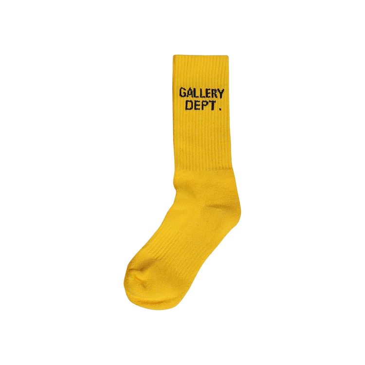 Buy Gallery Dept. Clean Socks 'Fluorescent Yellow' - CS 9545 FLO | GOAT