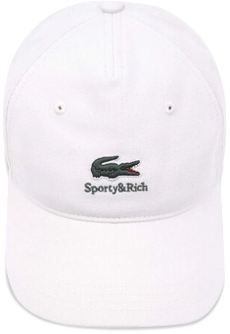 Buy Sporty & Rich x Lacoste Serif Hat 'Marine' - AC942MR MARI | GOAT
