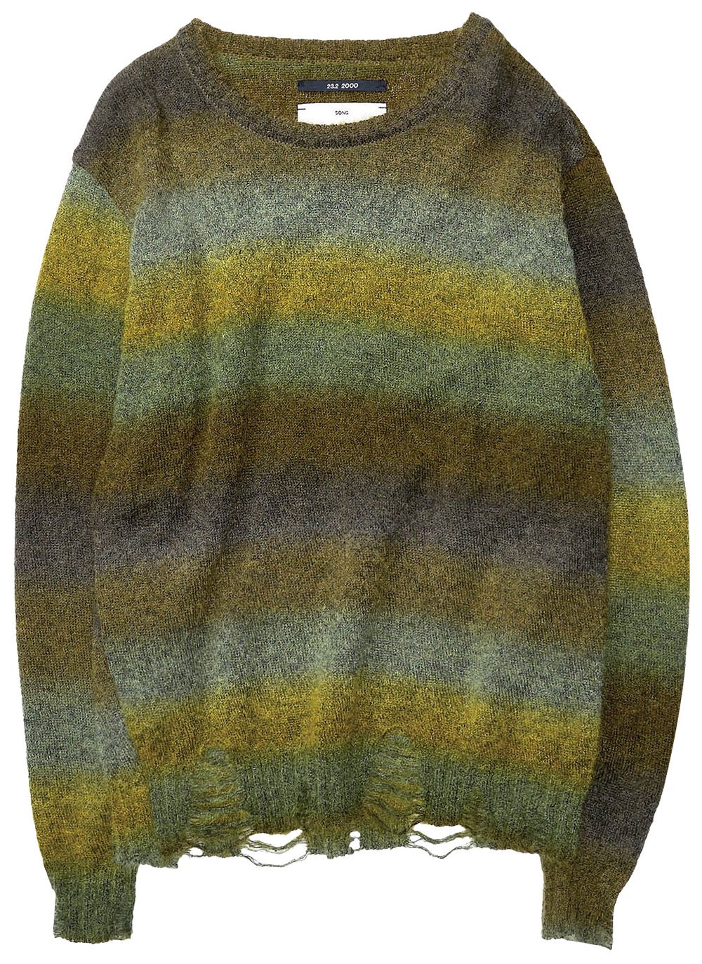 Buy Song for the Mute Oversized Sweater 'Army' - 232 UKT009 STPDGRN | GOAT