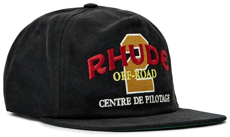 Buy Rhude Off Road Washed Canvas Hat 'Black' - PF23HA100123720372 | GOAT
