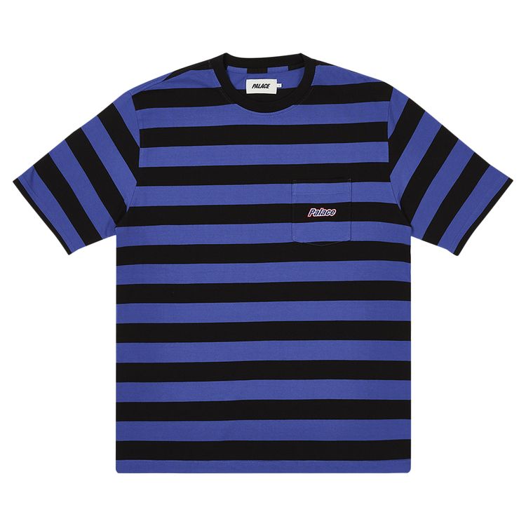 Buy Palace Block Stripe T-Shirt 'Black' - P25ES013 | GOAT