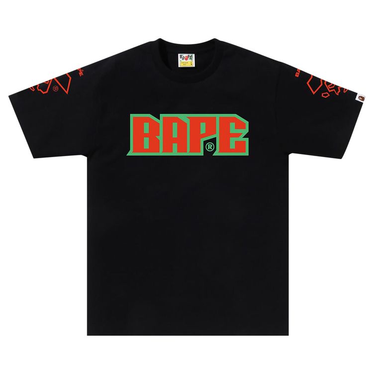 Buy BAPE Football Tee 'Black' - 1J30 110 072 BLACK | GOAT