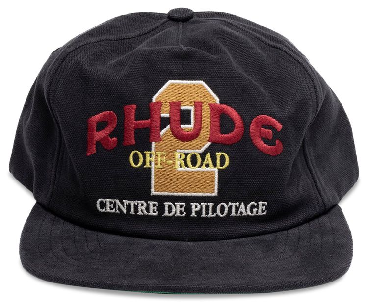 Buy Rhude Off Road Washed Canvas Hat 'Black' - PF23HA10012372 | GOAT