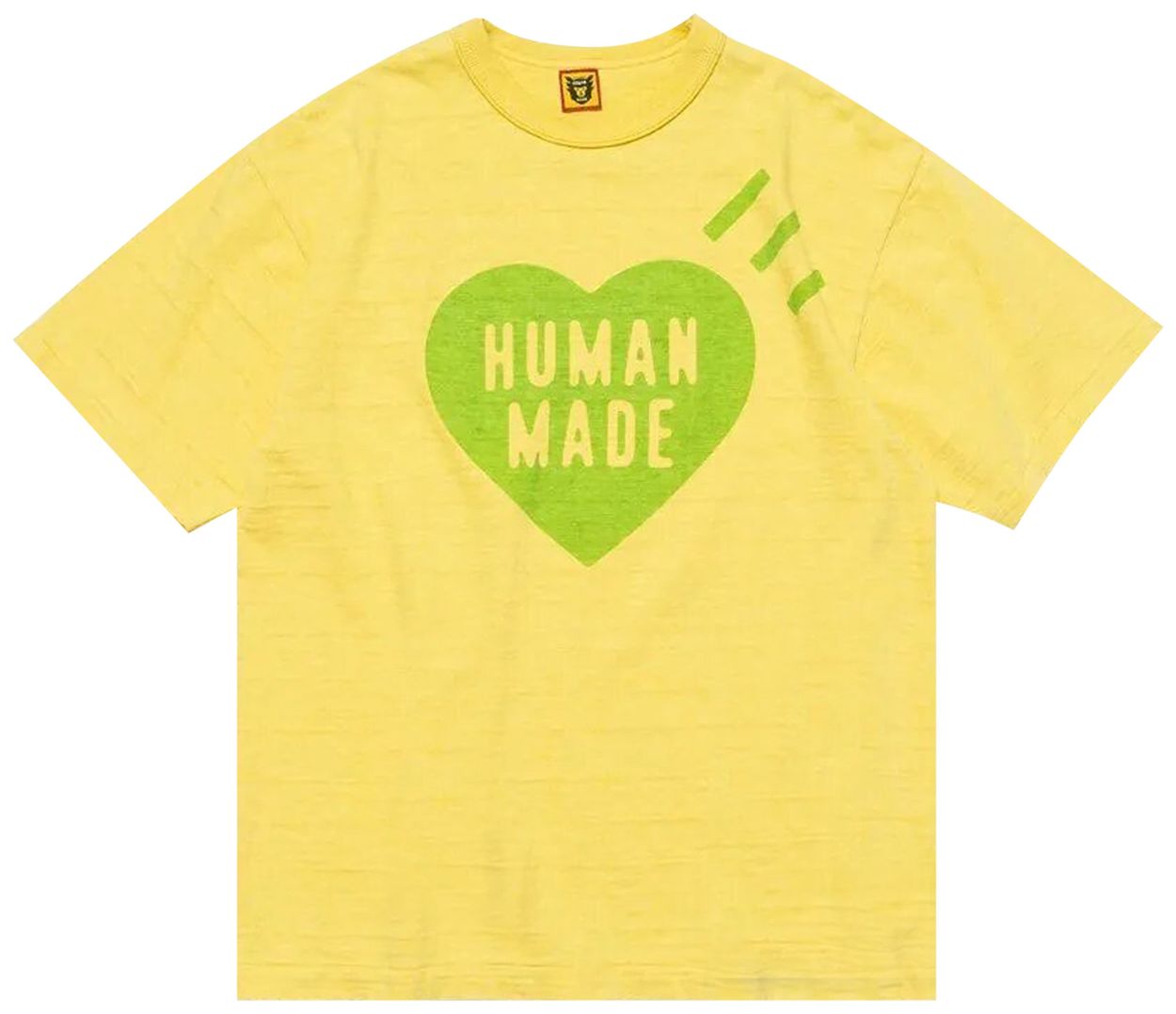 Buy Human Made Logo Color Tee #1 'Yellow' - HM25CS037 YELL | GOAT