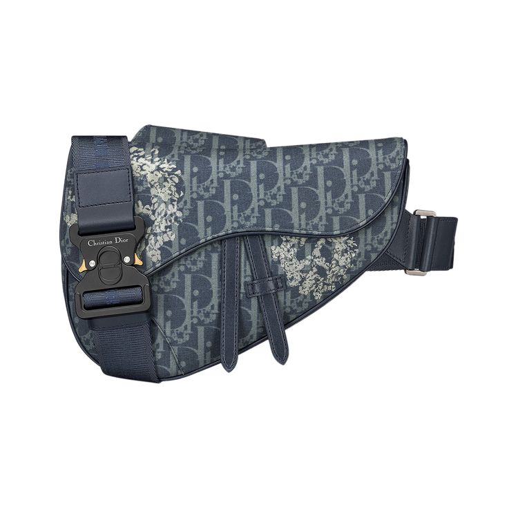 Buy Dior x Denim Tears Saddle Bag 'Blue' - 1ADPO093DDO H560 | GOAT
