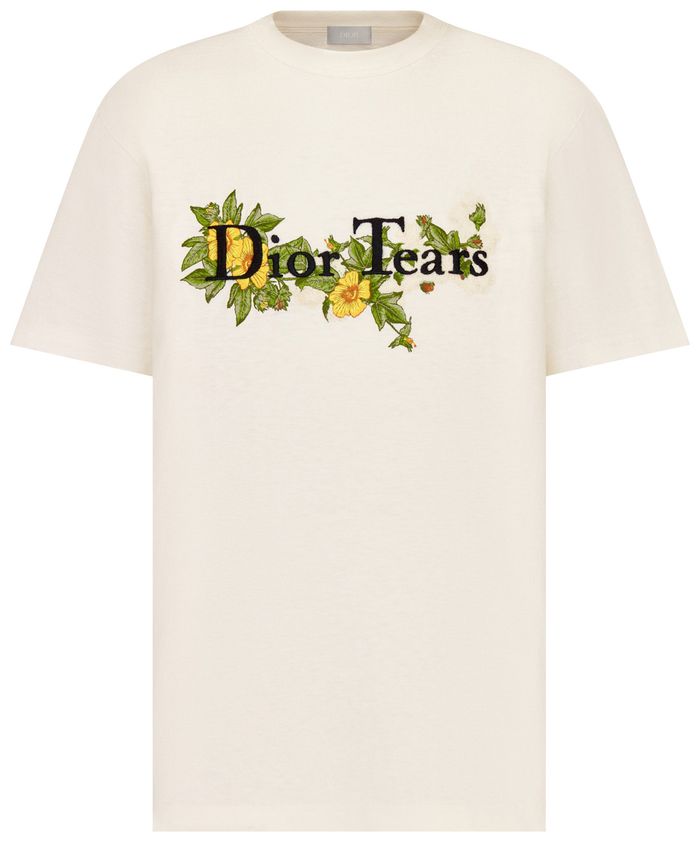 Buy Dior x Denim Tears T-Shirt 'White' - 393J696I0849 C089 | GOAT