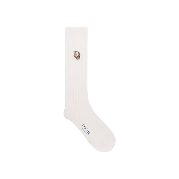 Buy Dior x Denim Tears Socks 'White' - 393MC02AT704 C087 | GOAT