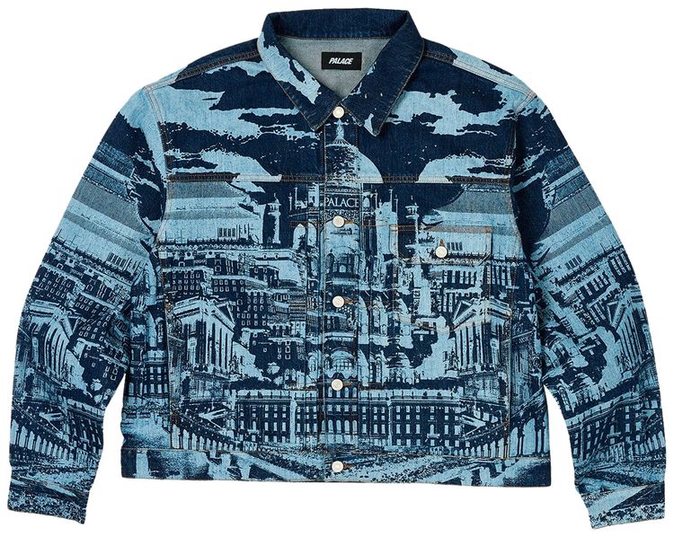 Buy Palace Denim Jacket 'Mega Palace' - P25JK048 | GOAT UK