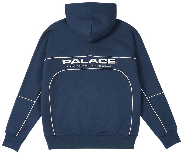 Buy Palace Track Hood 'Navy' - P25CS022 | GOAT