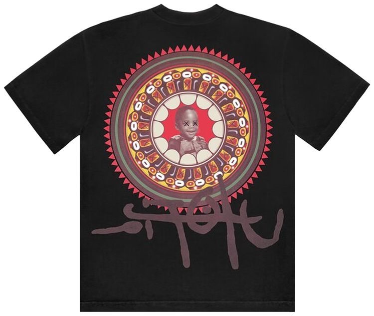 Buy Cactus Jack By Travis Scott Utopia X Kaws Tee Ii Black Tsut