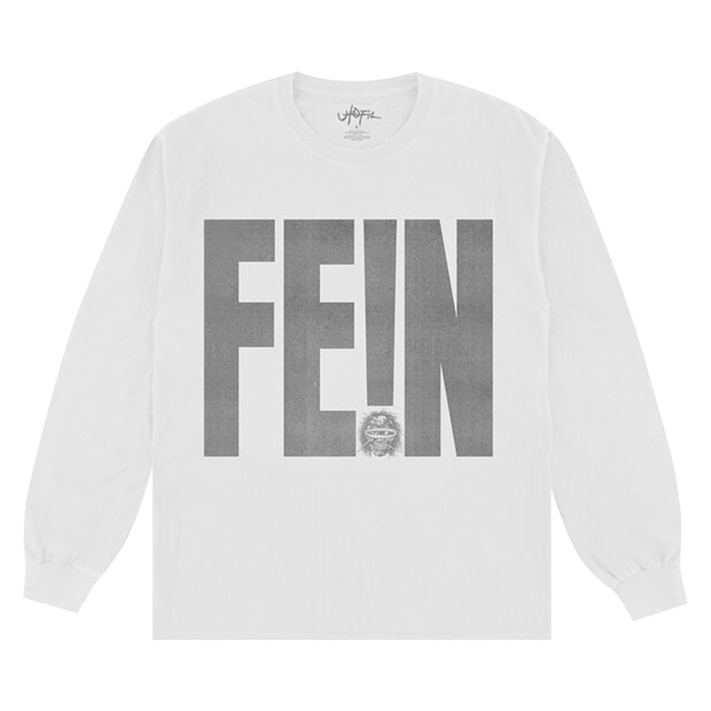Buy Cactus Jack by Travis Scott FE!N Long-Sleeve 'White' - TSUT LS24 ...