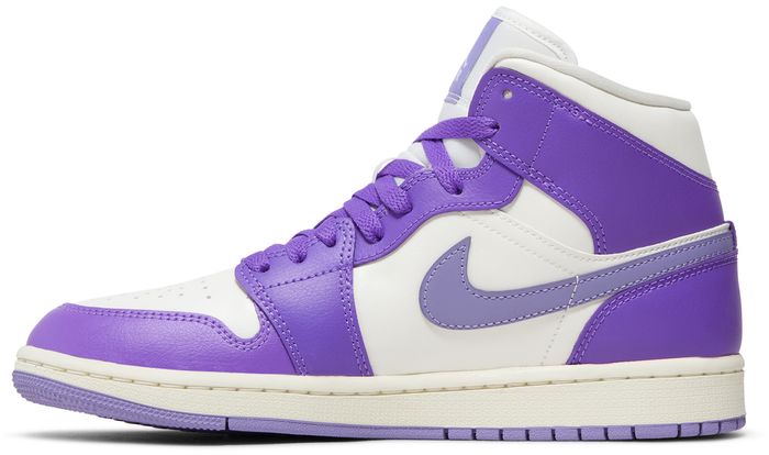 Buy Wmns Air Jordan 1 Mid 'Action Grape' - BQ6472 504 | GOAT