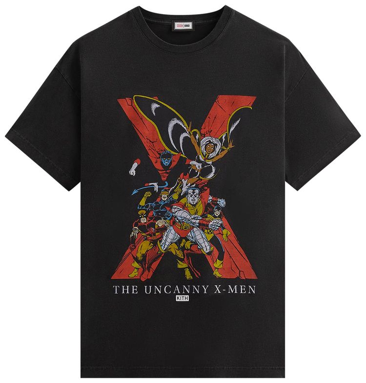 Buy Kith For X-Men Uncanny Vintage Nelson Tee 'Black' - KHM031358 001 ...