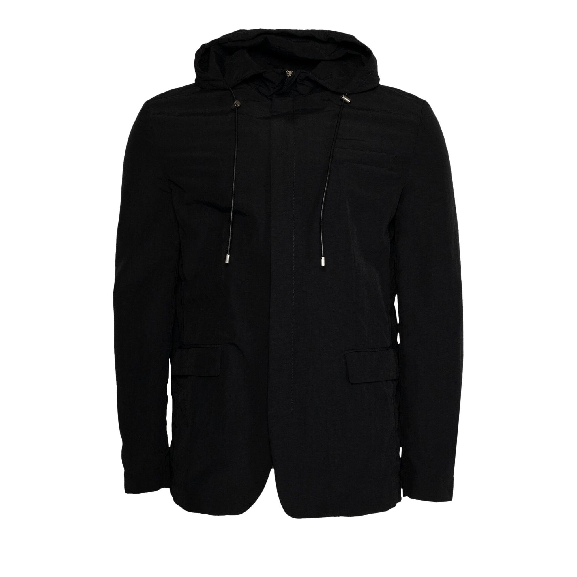 Buy Loewe Hooded Zip Jacket 'Black' - H526Y01WAJ 1100 | GOAT
