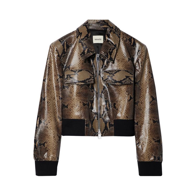 Buy Khaite Hector Jacket 'Brown' - 6111803 900 | GOAT