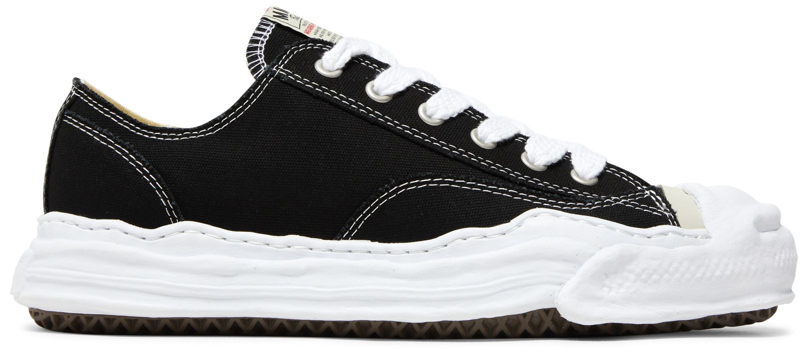 Buy Maison Mihara Yasuhiro Hank OG Sole Canvas Low 'Black White ...