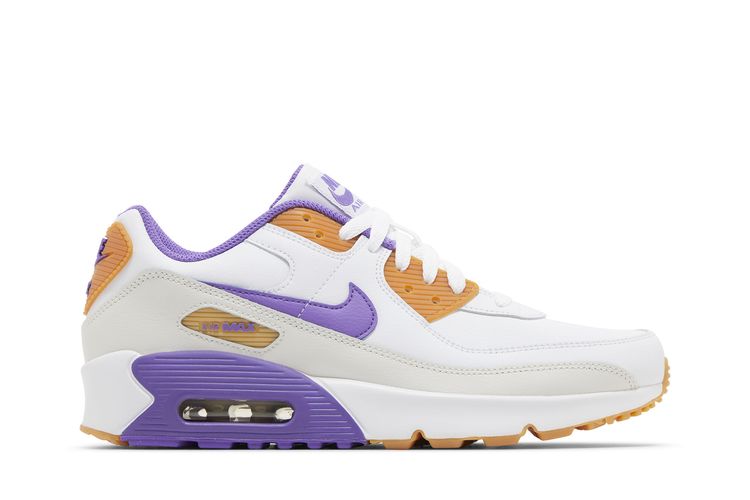Buy Nike Air Max 90 Leather GS 'White Action Grape' - DV3607 103 | GOAT