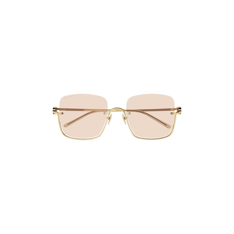 Buy Gucci Square Frame Sunglasses 'Gold' - GG1279S 005 | GOAT