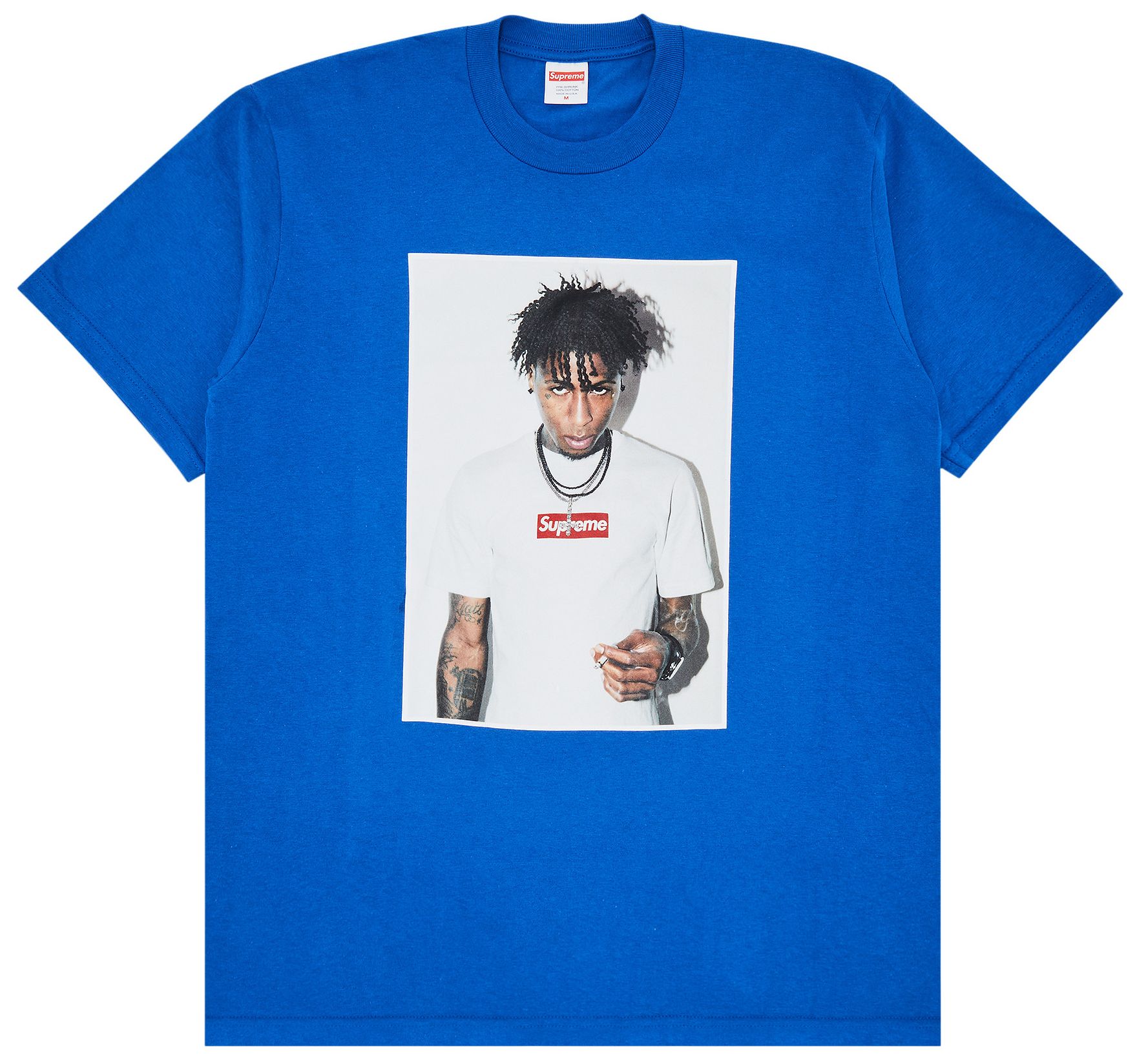 Buy Supreme NBA Youngboy Tee 'Royal' - FW23T48 ROYAL | GOAT