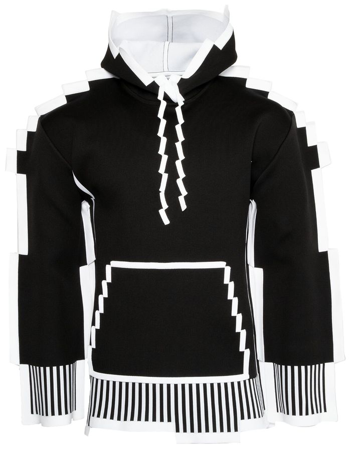 Buy Loewe Pixelated Hoodie 'Black' - H526Y14KF6 1100 | GOAT