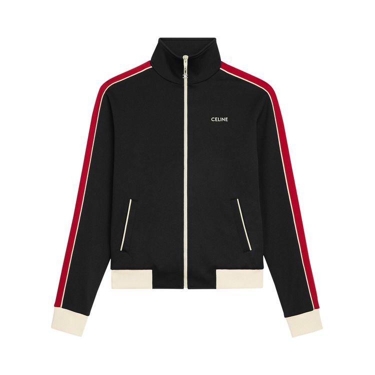 Buy CELINE Veste Tracksuit 'Black/Rust/Ecru' - 2Y14E1210 38FF | GOAT