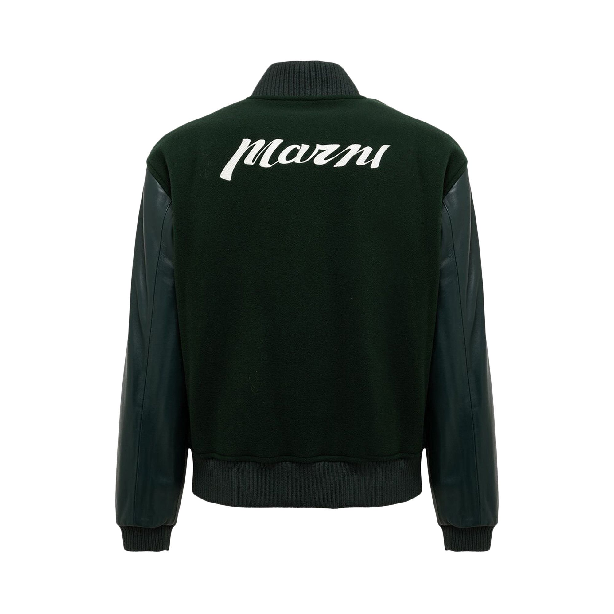 Buy Marni Varsity Jacket 'Green' - JUMU0138LS UTW994 00V89 Buy Marni Varsity Jacket 'Green' - JUMU0138LS UTW994 00V89