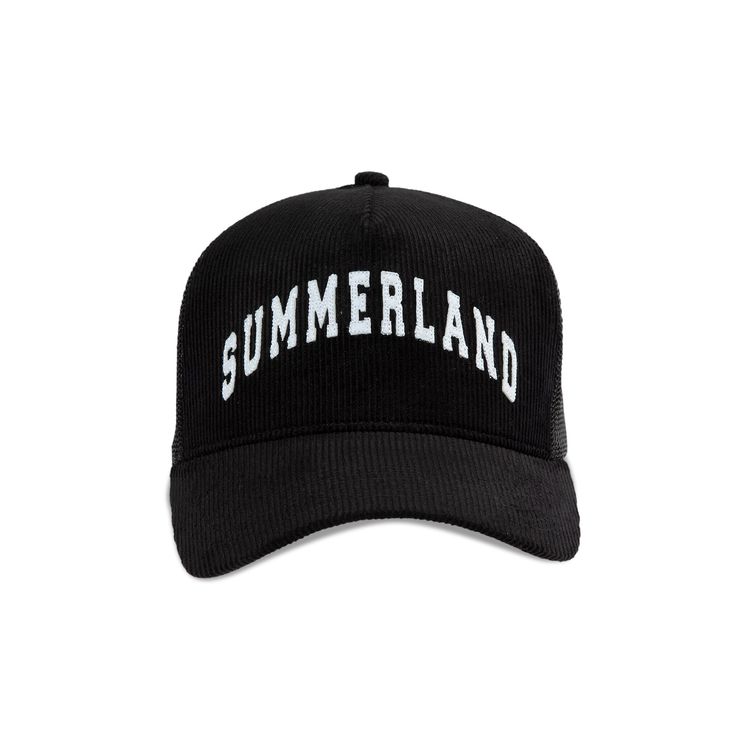 Buy Nahmias Summerland Corduroy Trucker Hat 'Black' - AW23 TR3 G33 001 ...